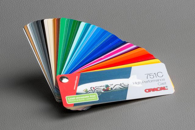 Farbfächer Oracal 751C